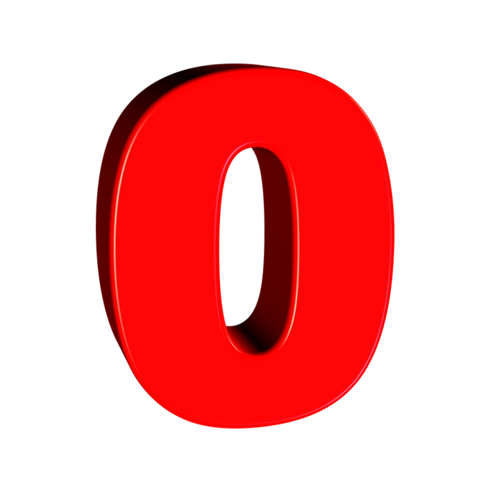 Number 0 PNG Image with transparent background,number 0 Free PNG Image