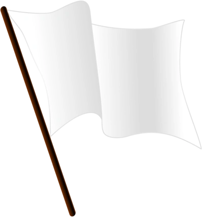 White Blank Flag Transparent PNG