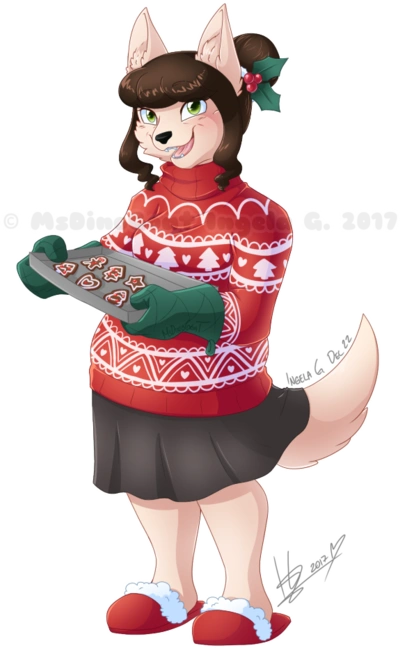 Mama Misty's Christmas Cookies - Cartoon