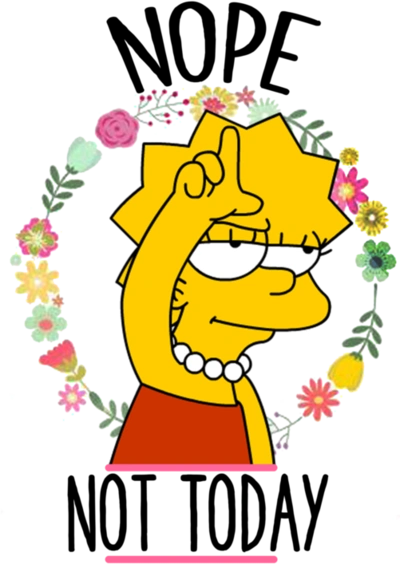 HD transparent background Lisa,nope,and simpsons,the simpsons png free ...