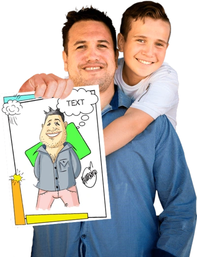 Free download una caricatura personalizada para tu padre,caricatura de ...