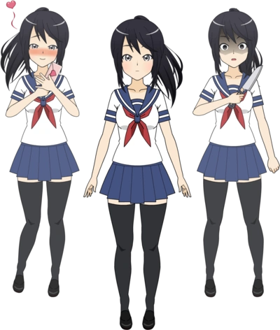 Download free Yandere simulator anime ayano Transparent Background ...
